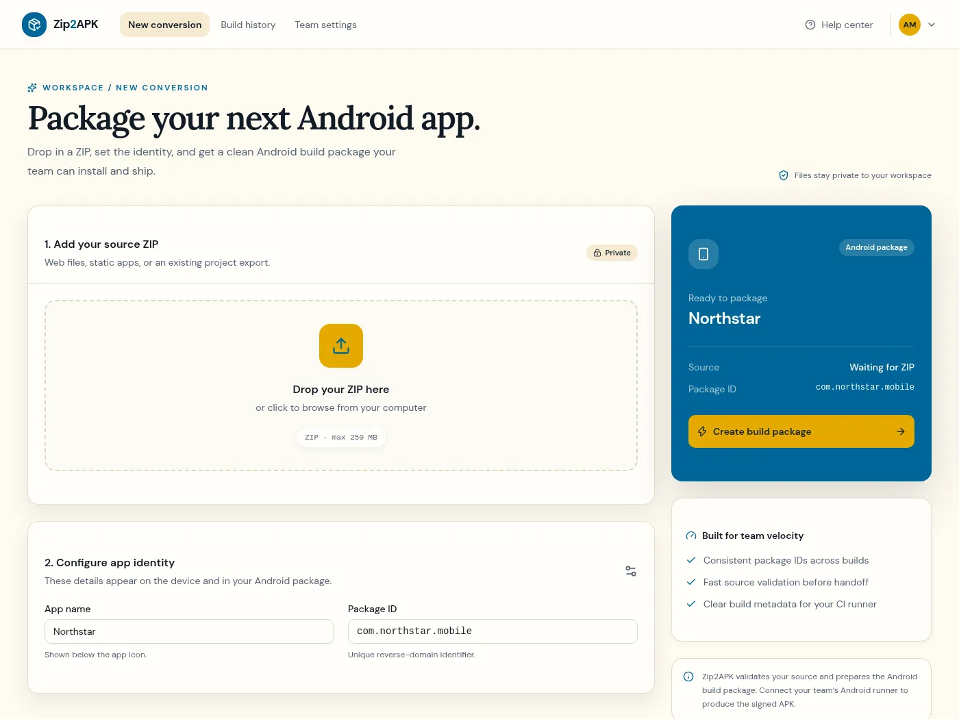 Zip2APK Converter