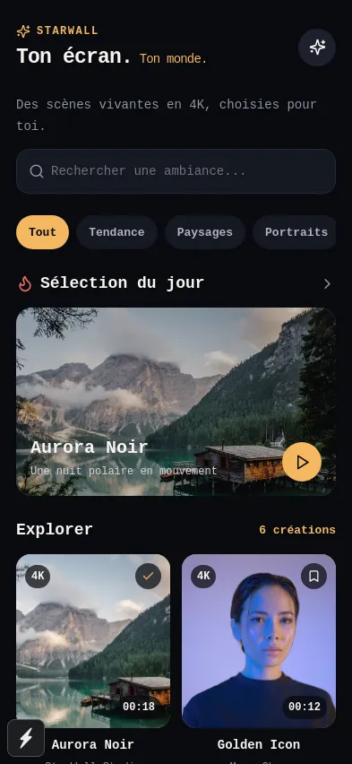 StarWall Animations