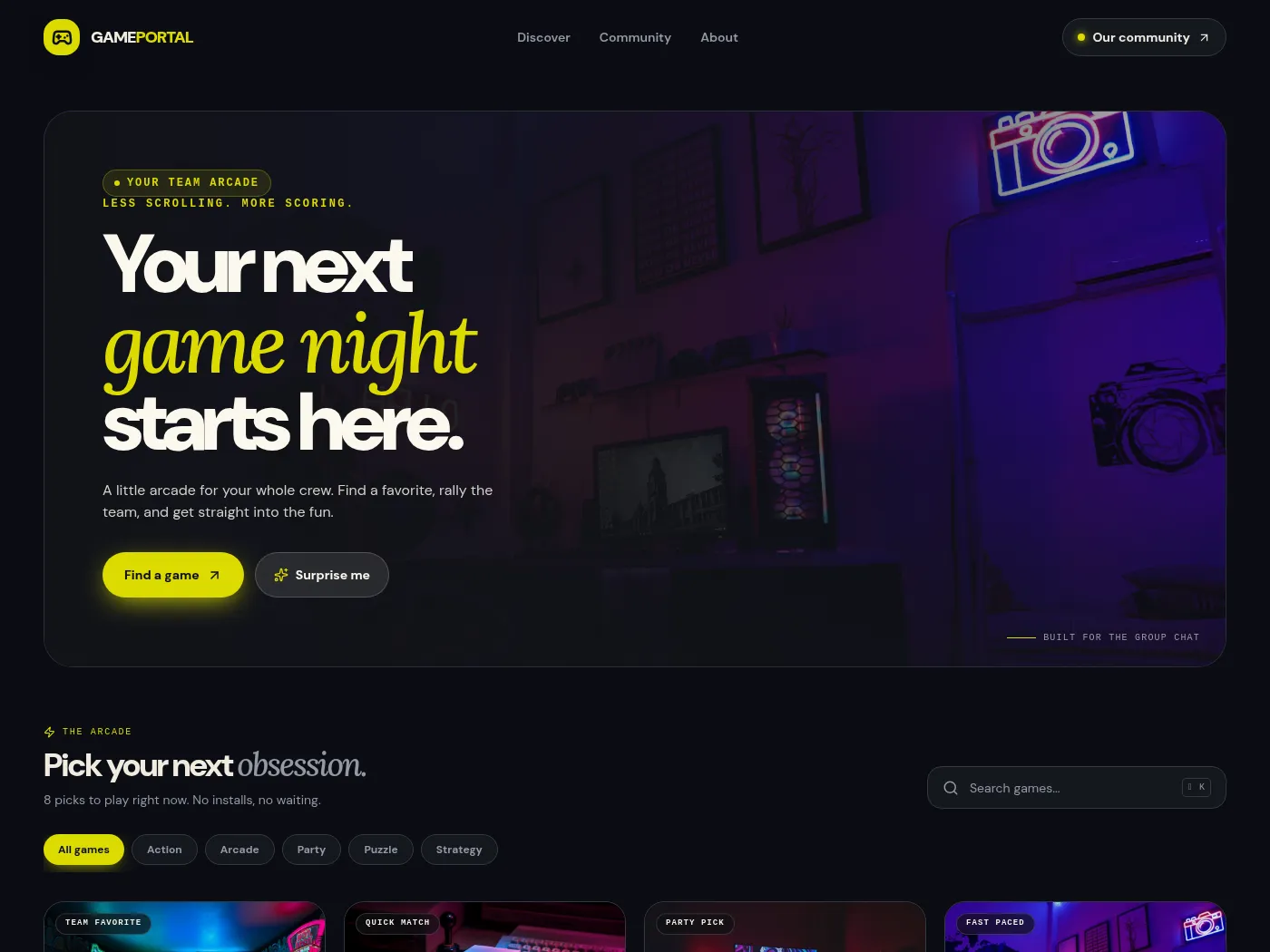 GamePortal Connect
