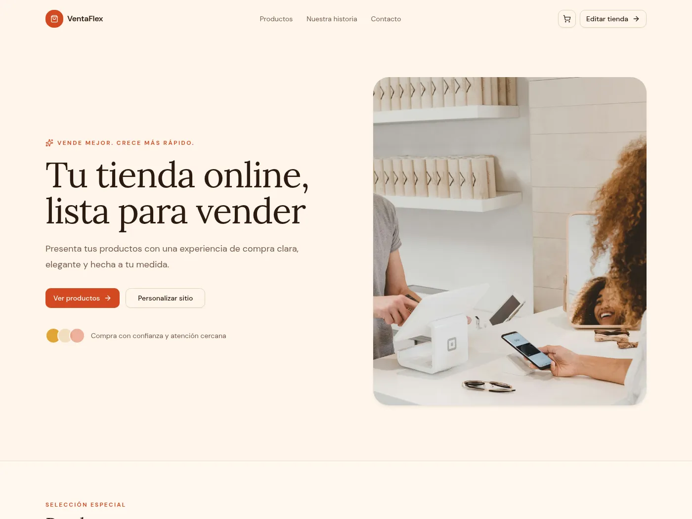 VentaFlex Web Builder