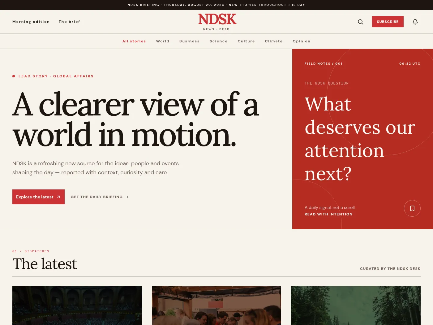 NDSK News Portal