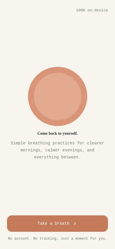 Mindful Breathing Coach