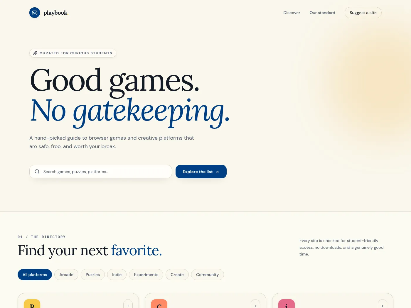 Unblocked Game Finder