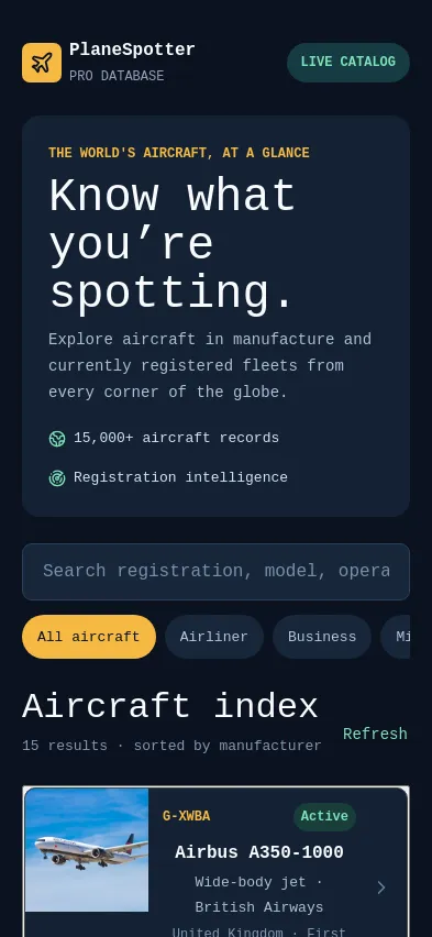 PlaneSpotter Pro
