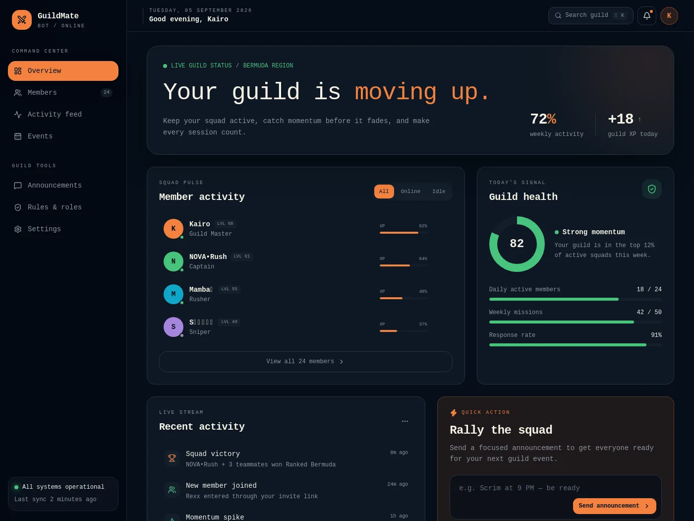 GuildMate Bot