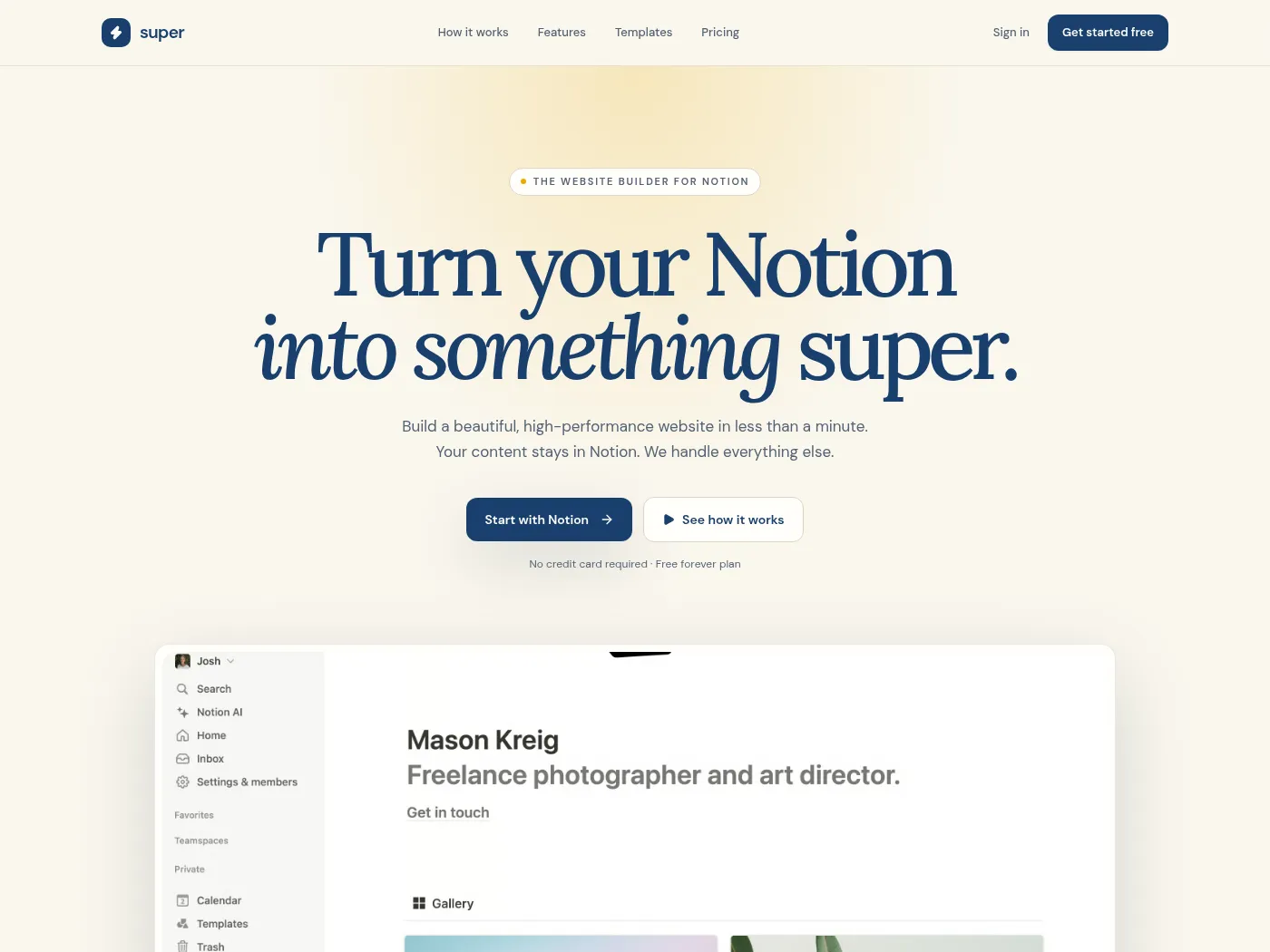 Super Web Experience