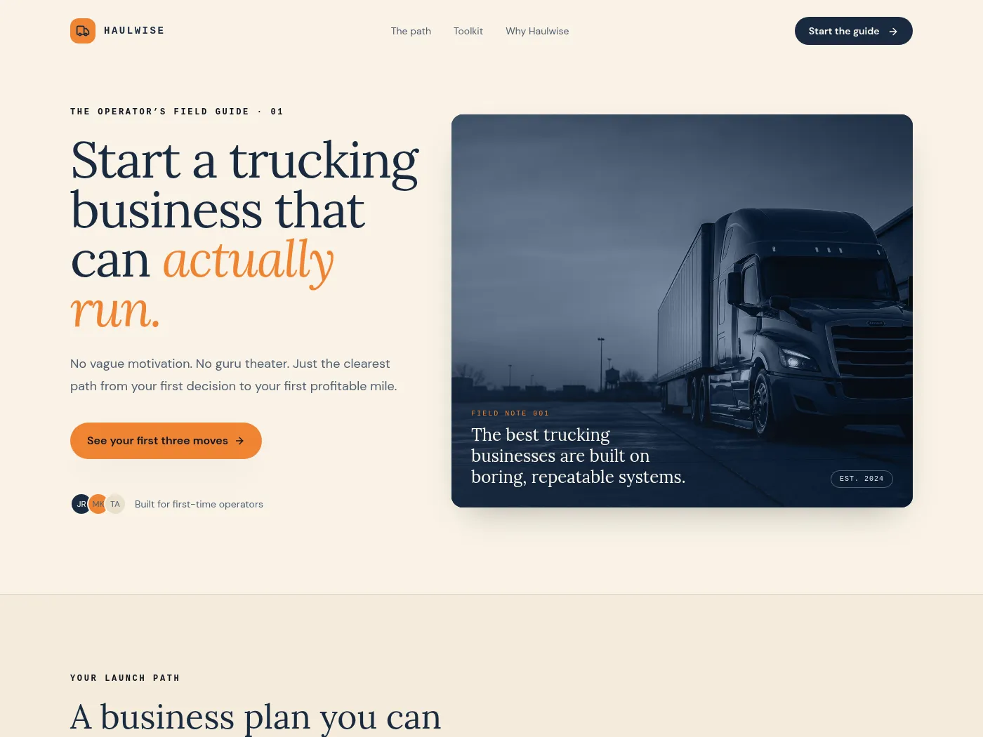 Trucker Launch Guide