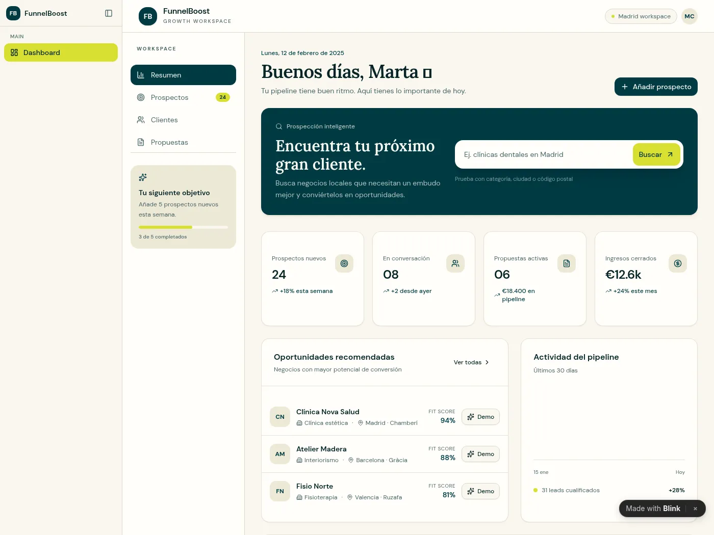 FunnelBoost CRM