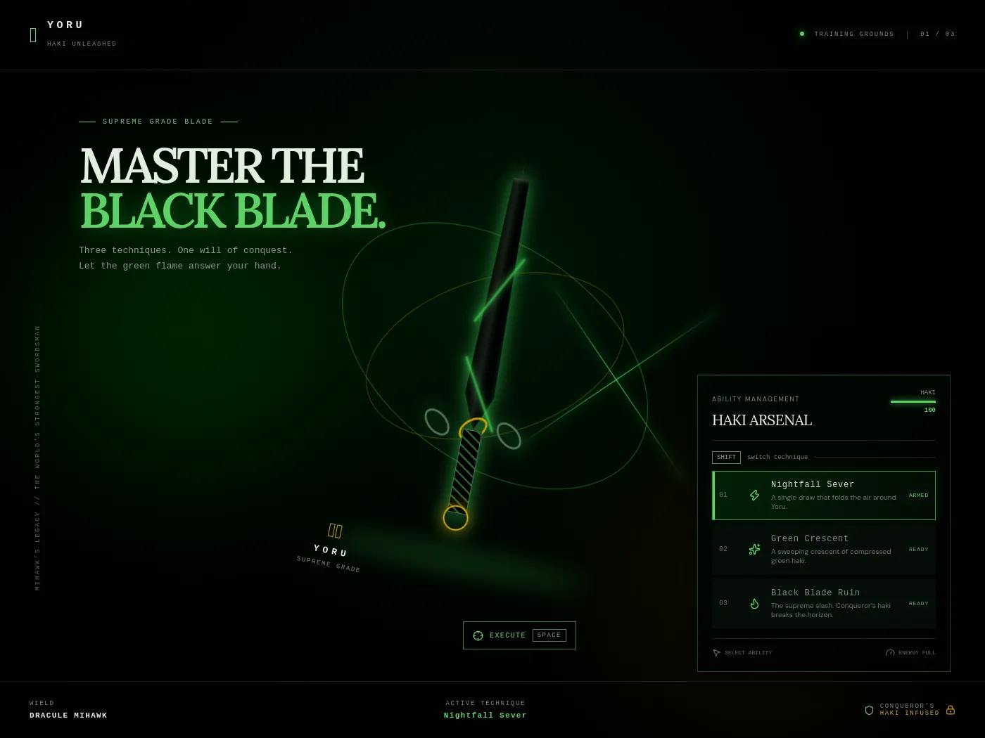 Mihawk Sword Simulator
