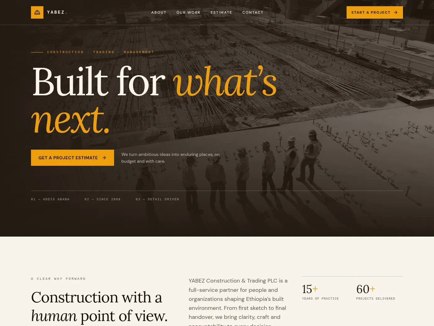 YABEZ Construction Portal
