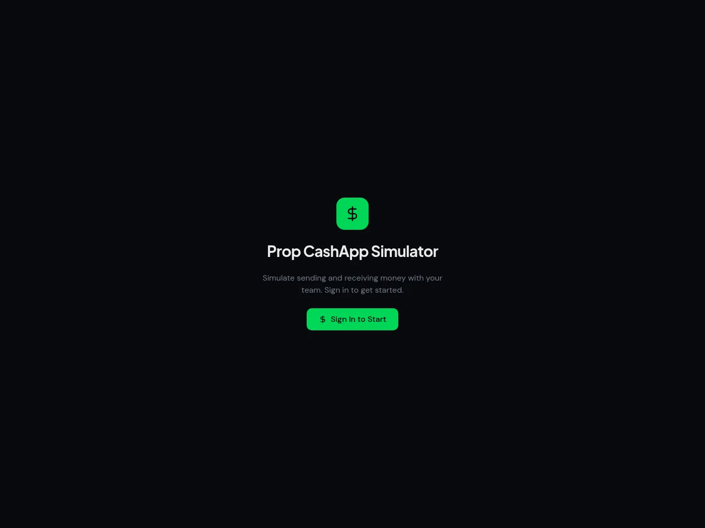 Prop CashApp Simulator