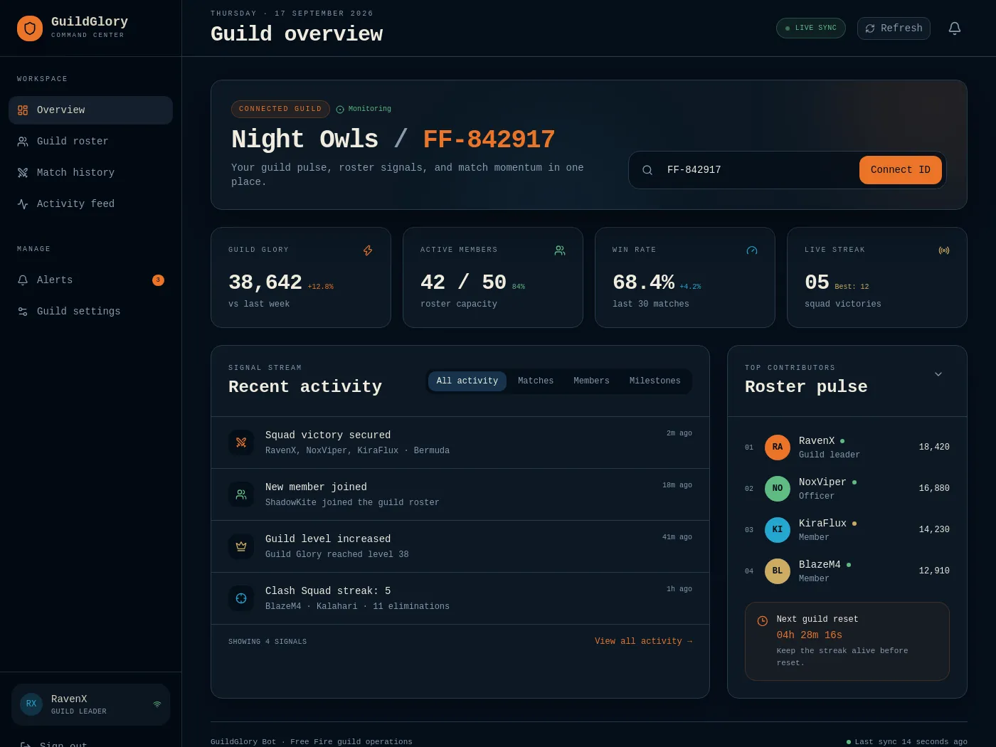 GuildGlory Bot