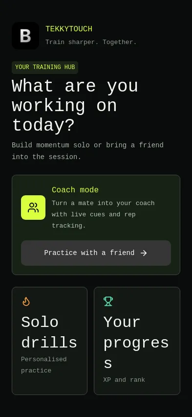 TekkyTouch Drill App