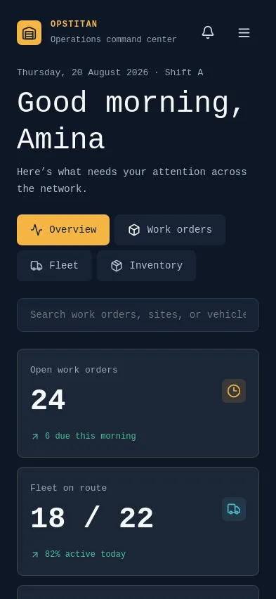 OpsTitan Mobile Suite