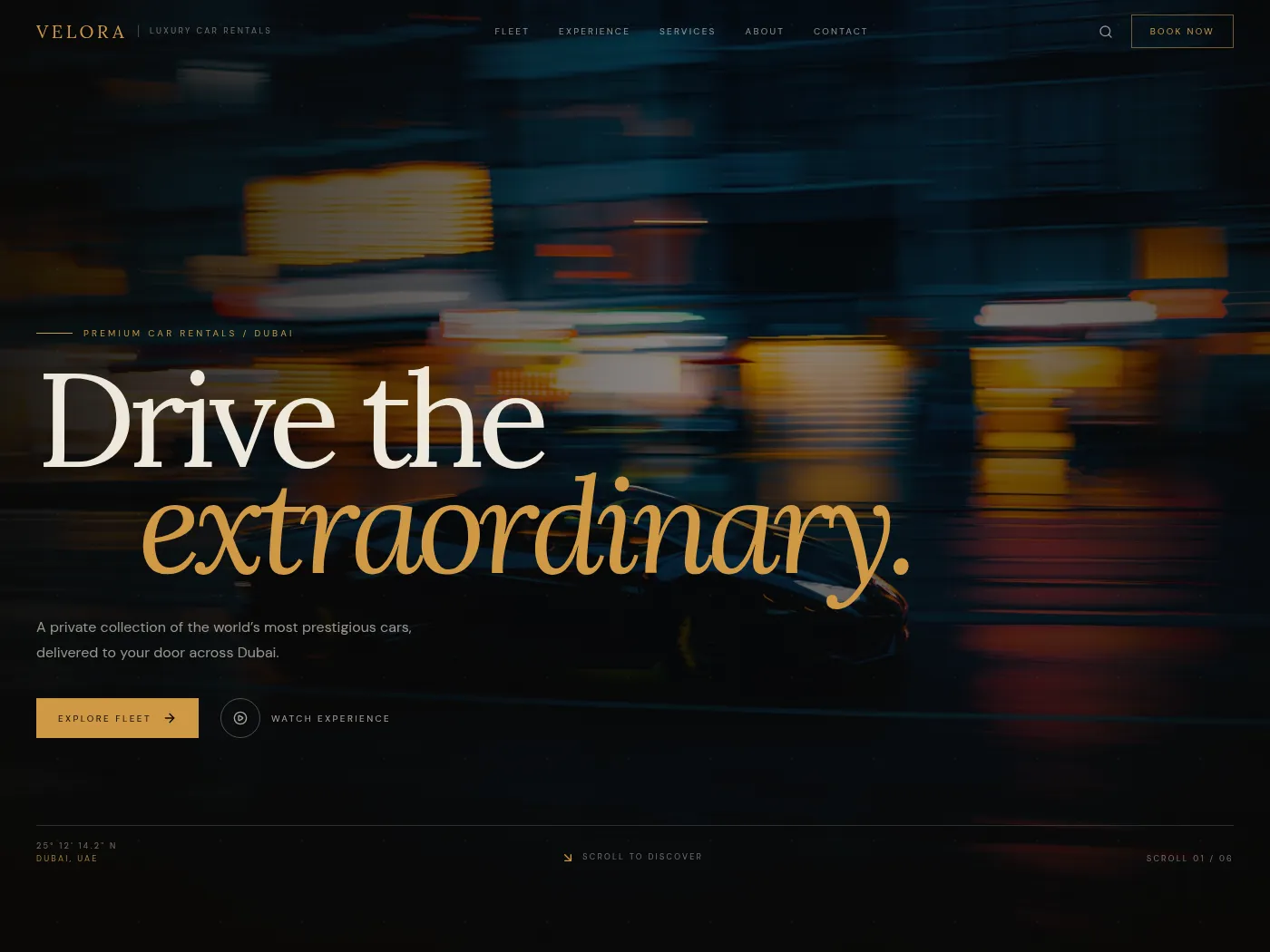 VELORA Luxury Car Rentals