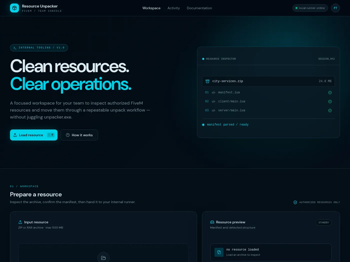 FiveM Resource Unpacker