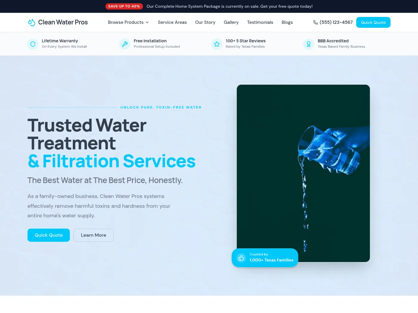Clean Water Pros Site