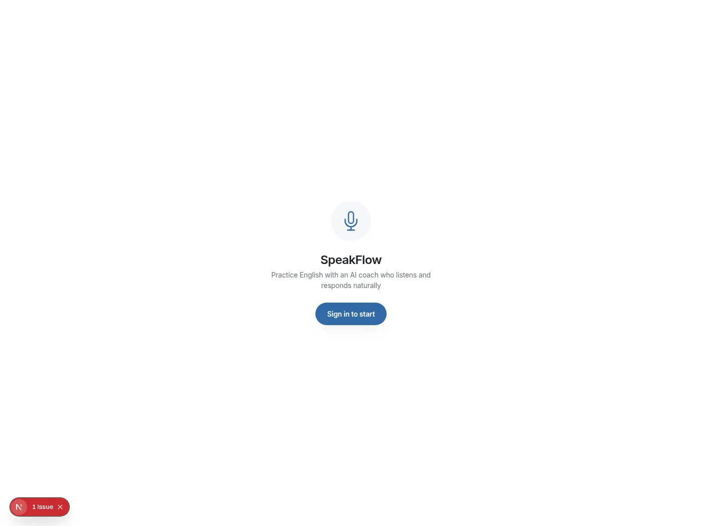 SpeakFlow AI English Coach