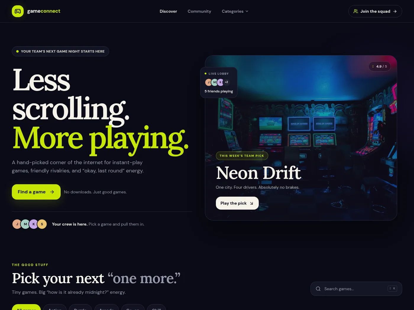 GameConnect Portal