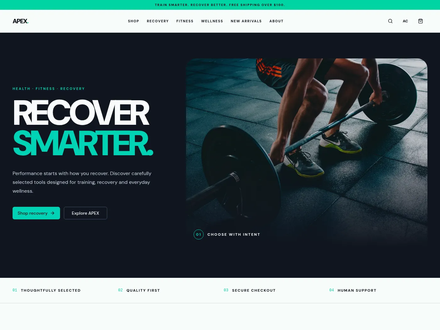 APEX E-Commerce Redesign