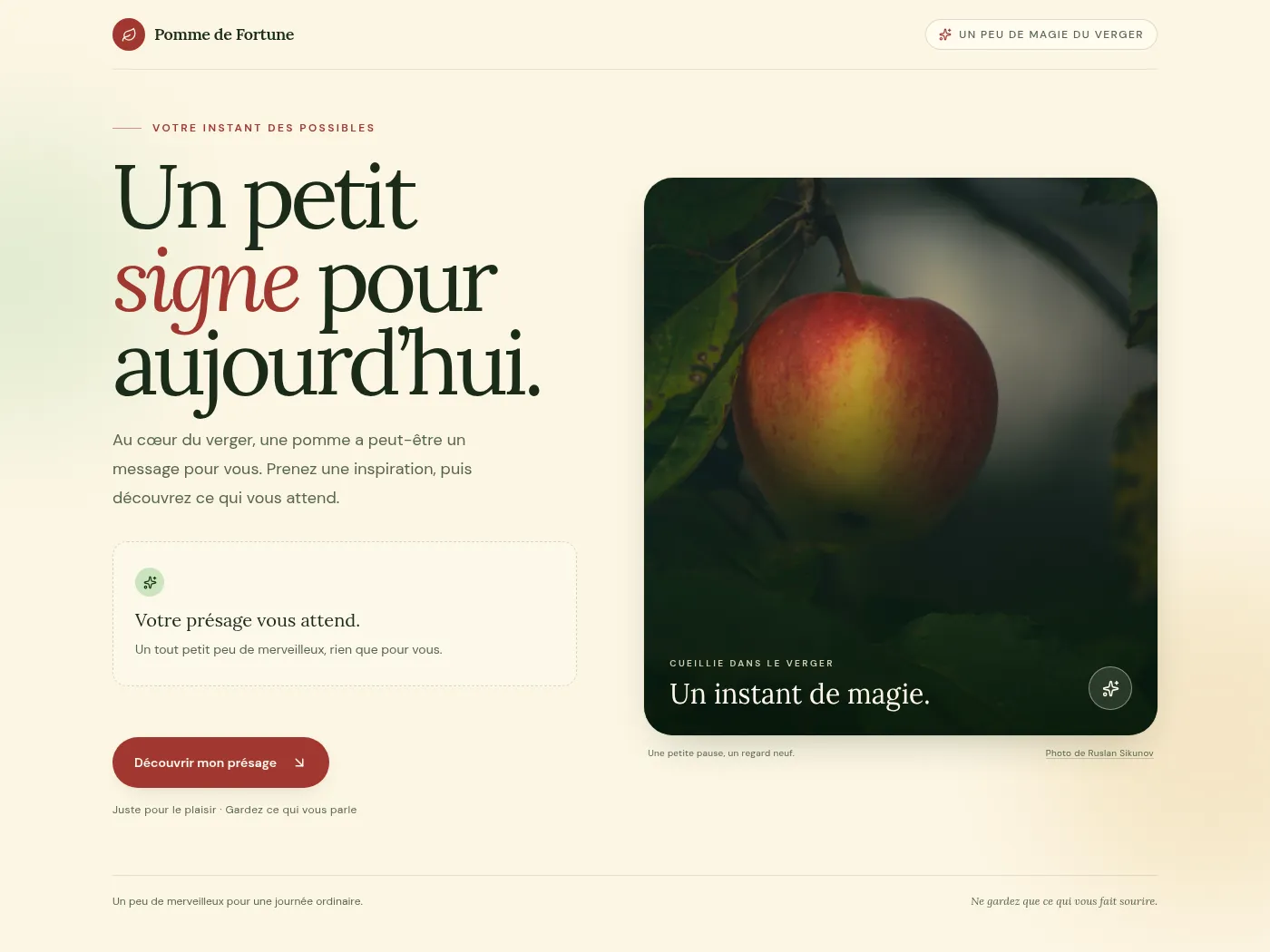 Apple of Fortune Predictor