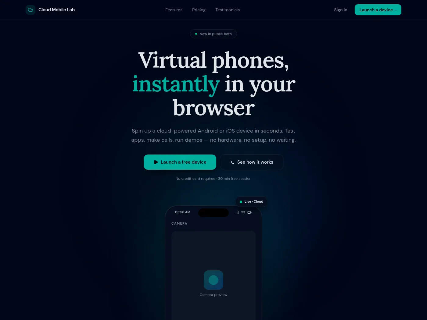 Cloud Mobile Lab