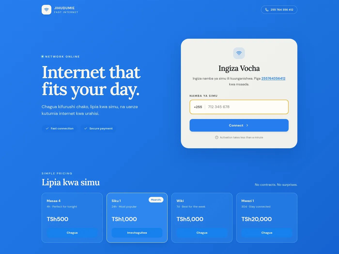 WiFi Voucher Portal