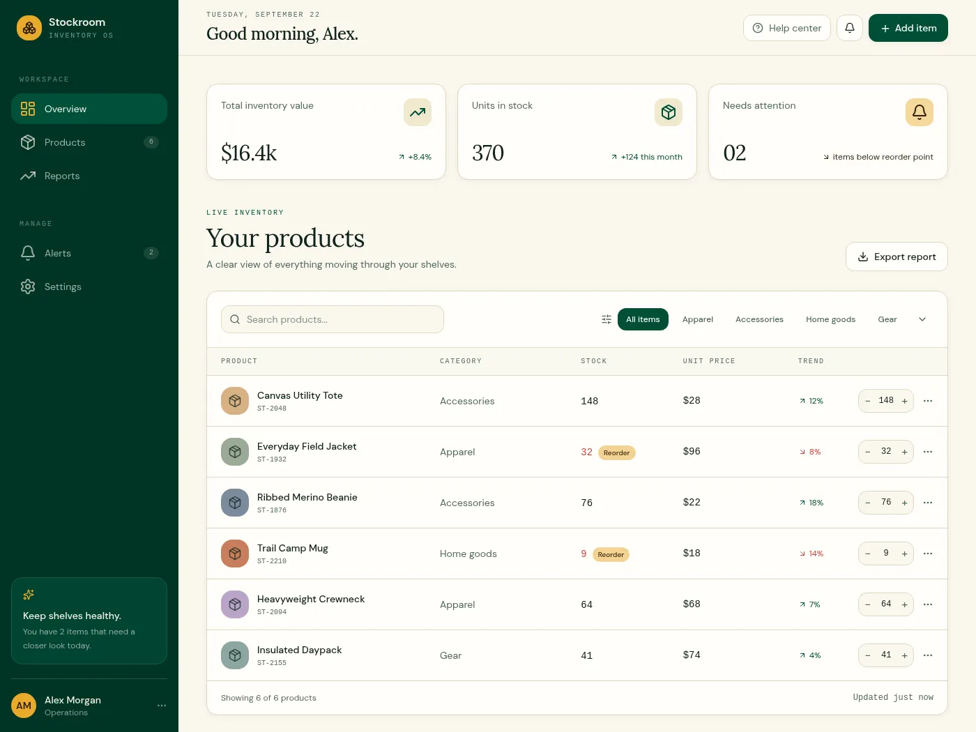 Inventory Tracker