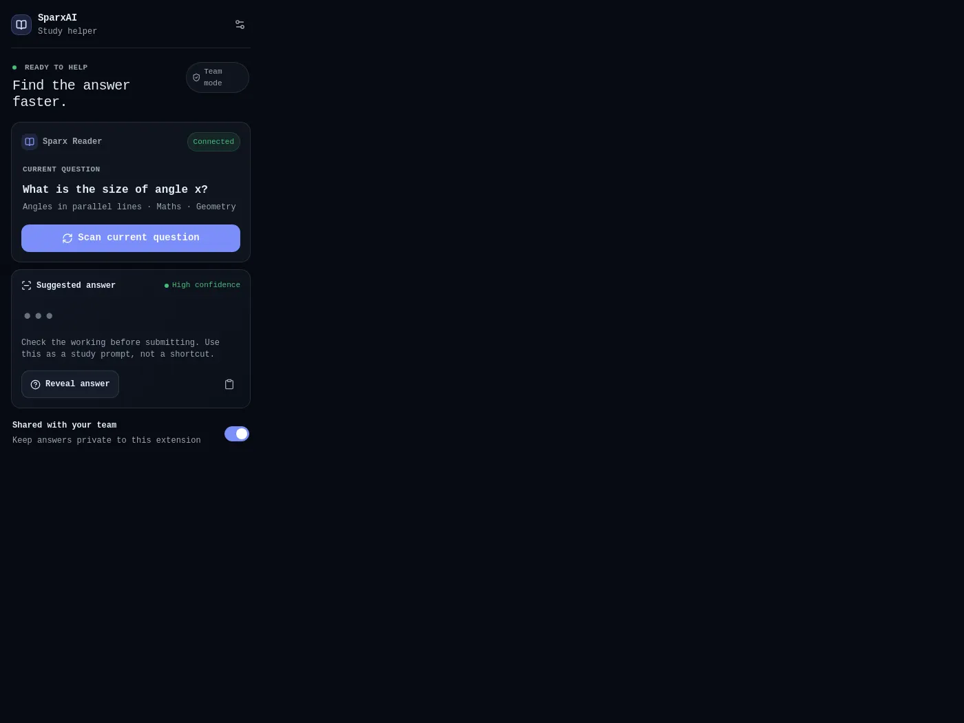 SparxAI Study Helper