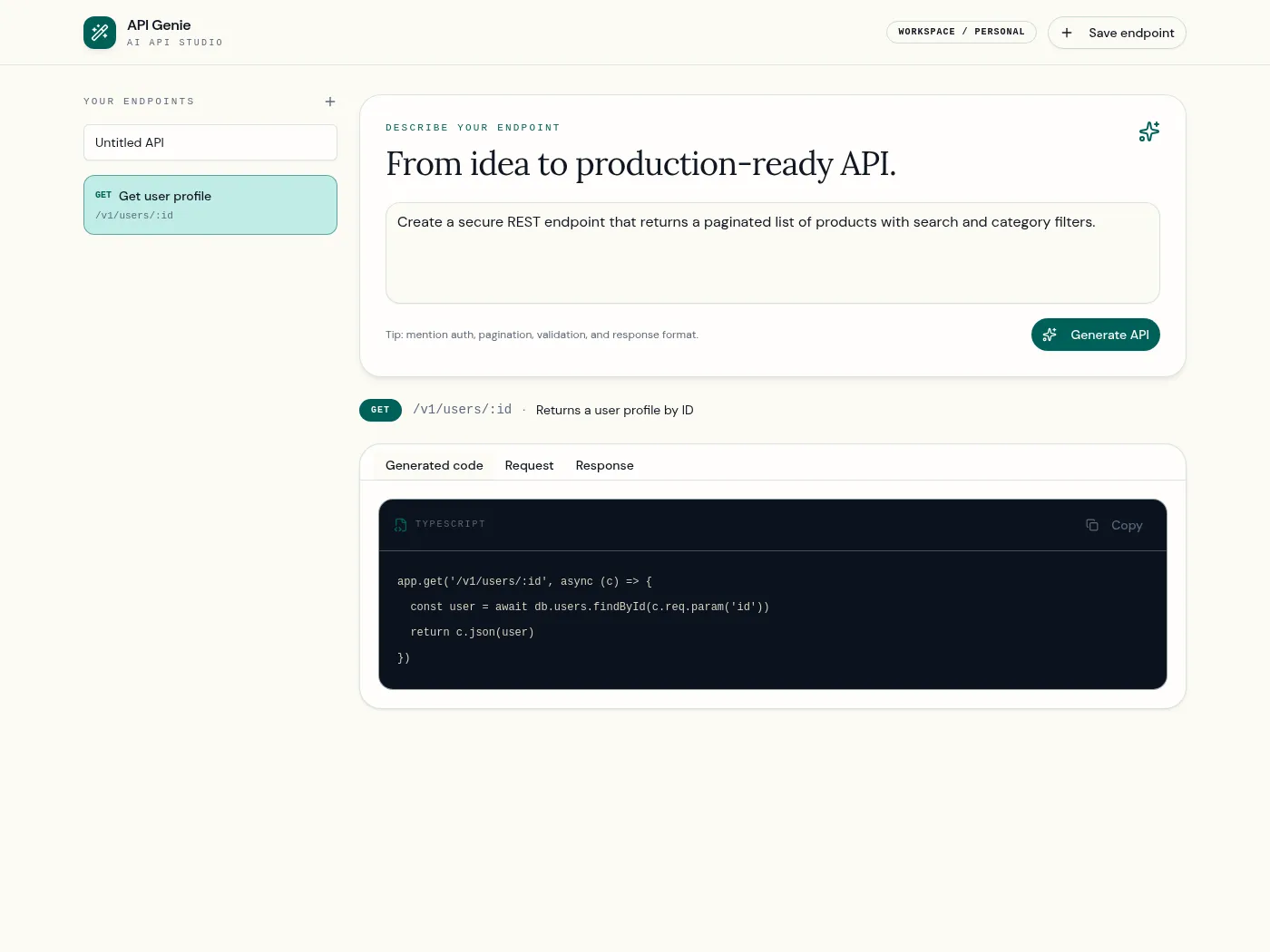 API Genie