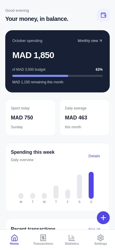 Mizani Expense Tracker