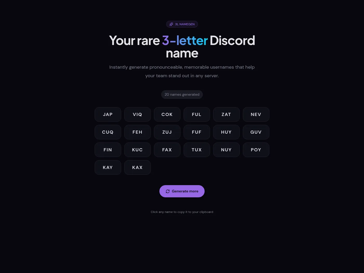 Discord NameGen Pro