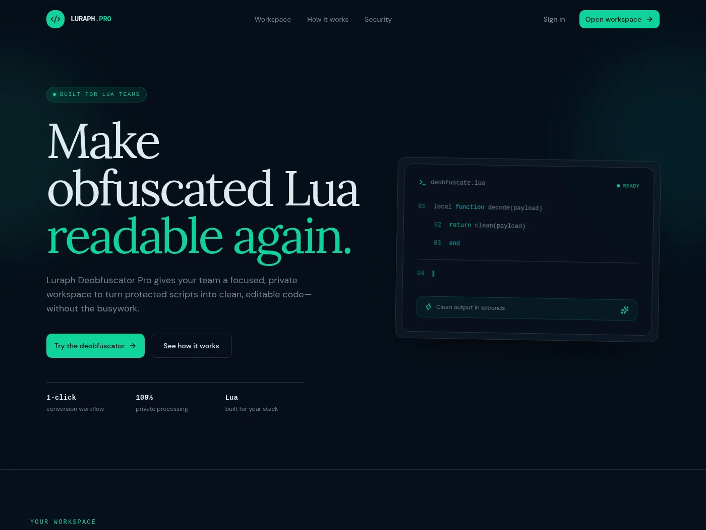 Luraph Deobfuscator Pro