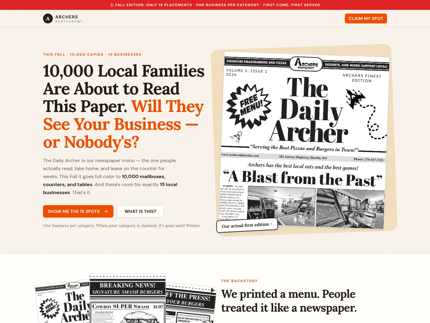 Support Local Eats