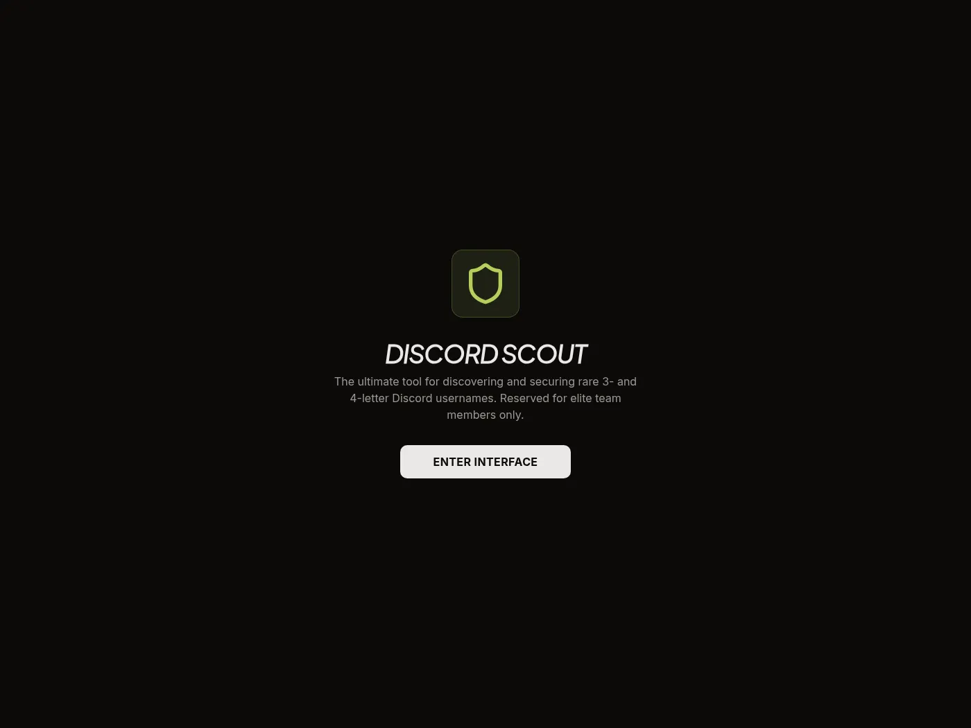 Discord Name Scout