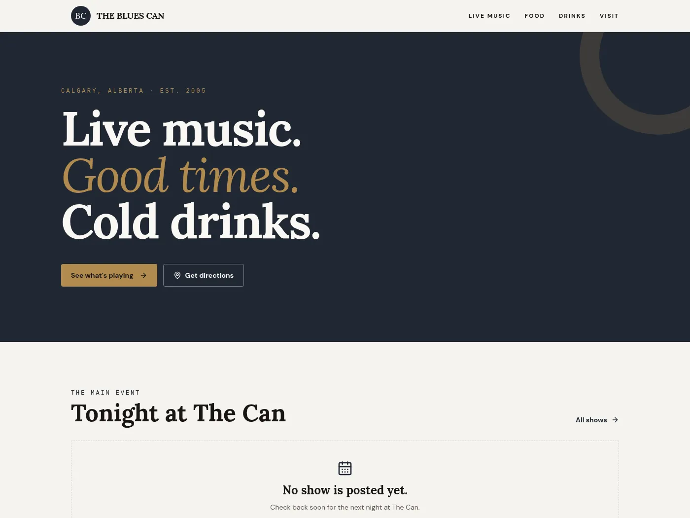 Blues Can Lounge App