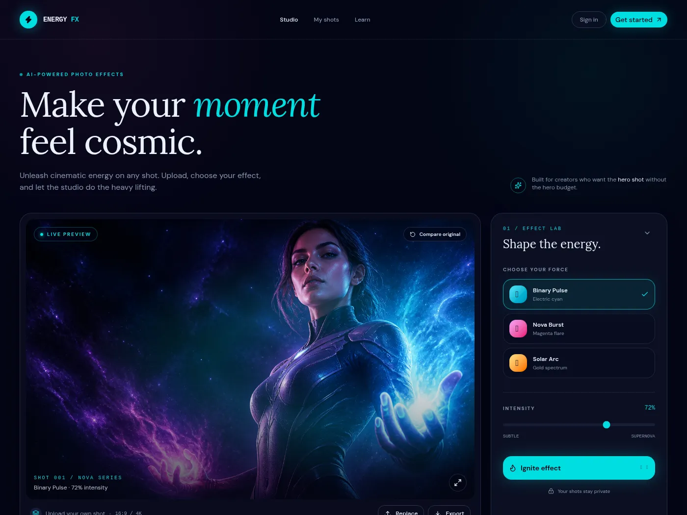 AI Energy FX Studio