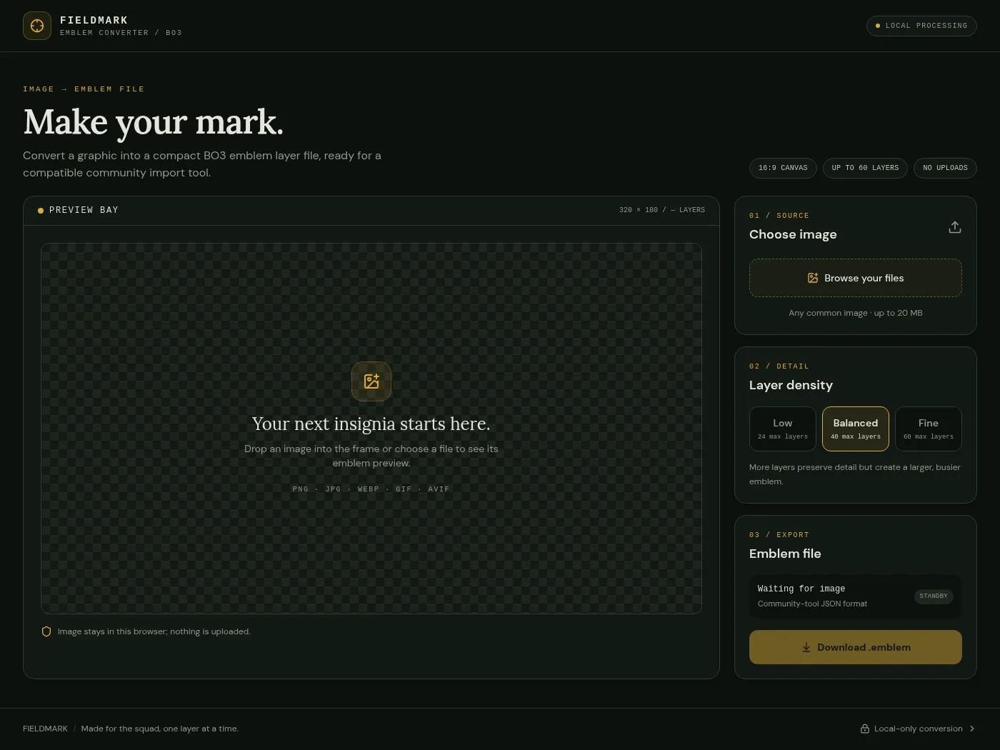 COD Emblem Converter