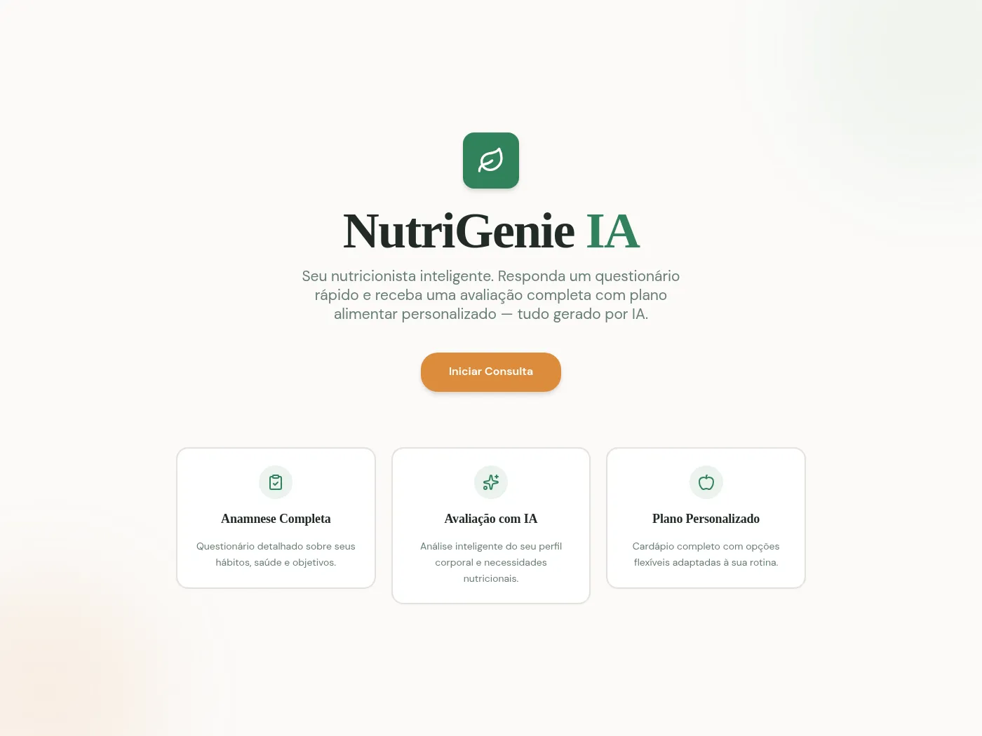 NutriGenie IA Platform
