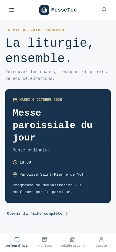 MesseTec Liturgie Mobile