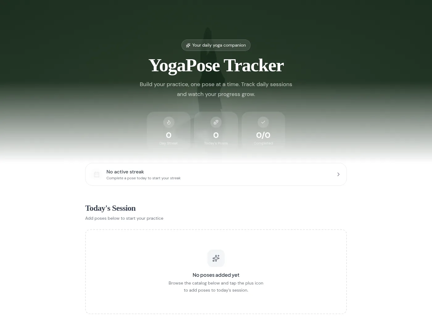 YogaPose Tracker