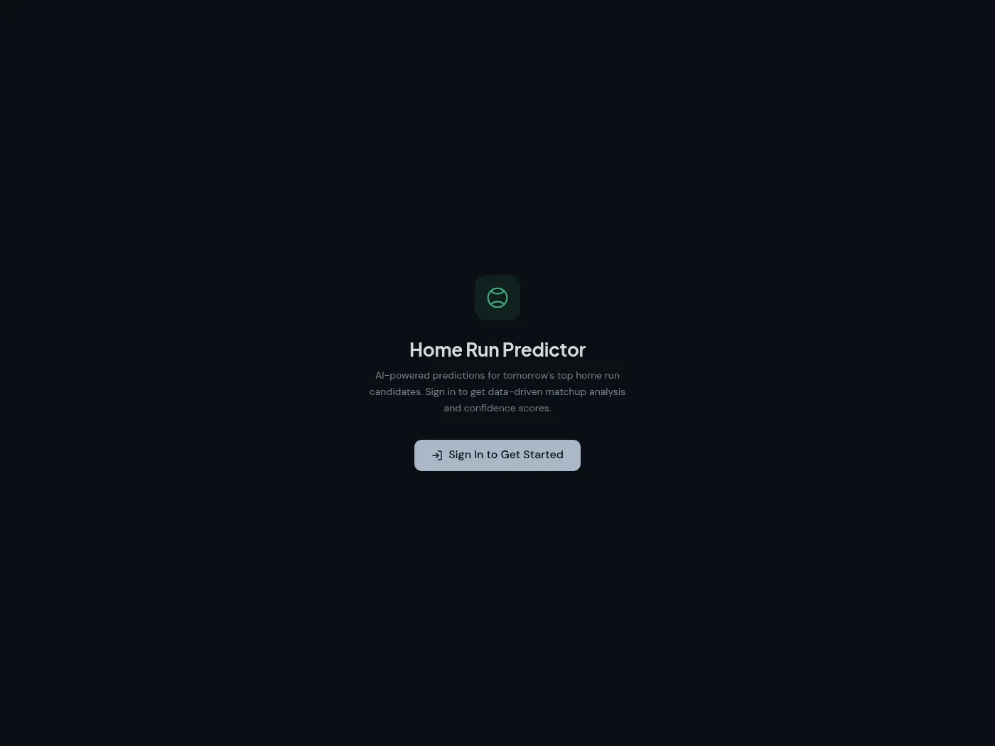 Home Run Predictor