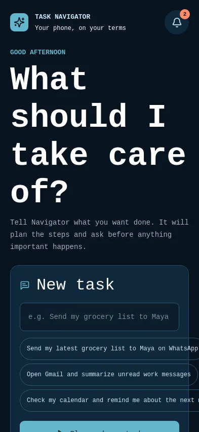 Task Navigator AI