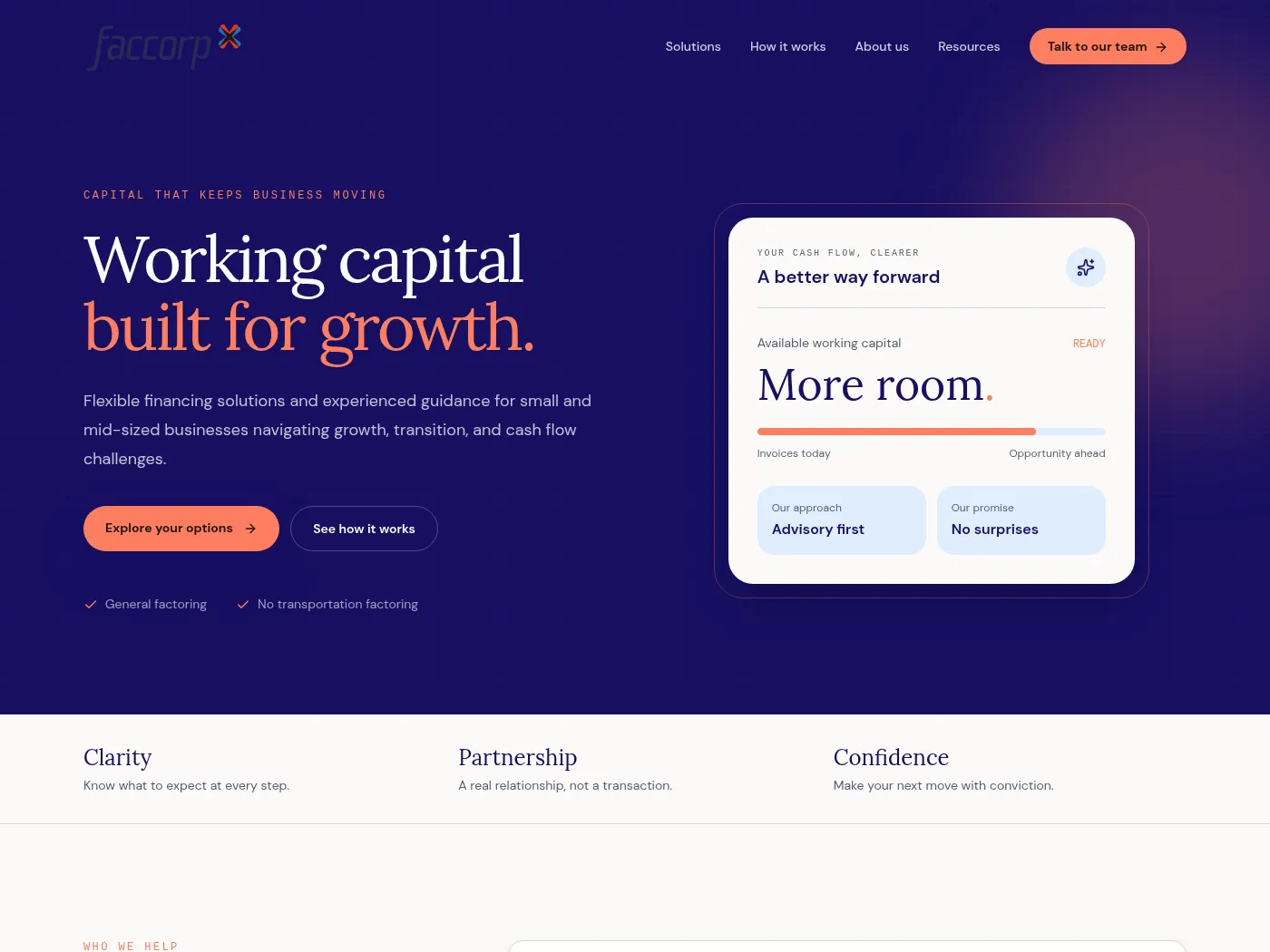 FactorPro Web Presence