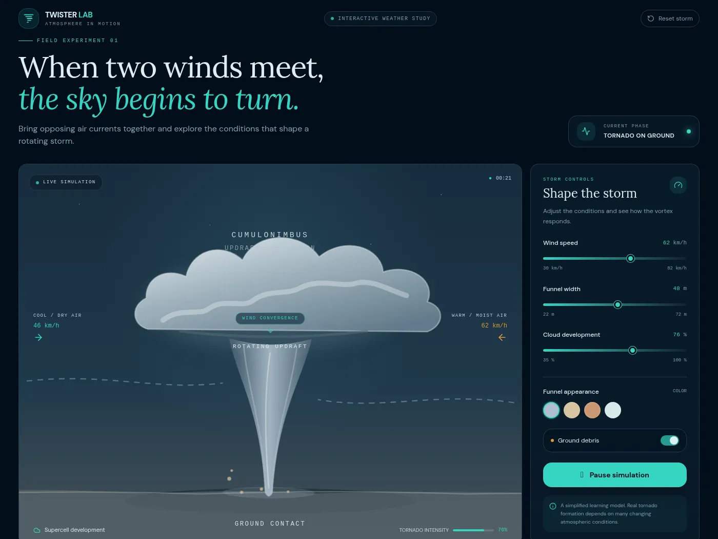 Tornado Creator Sim
