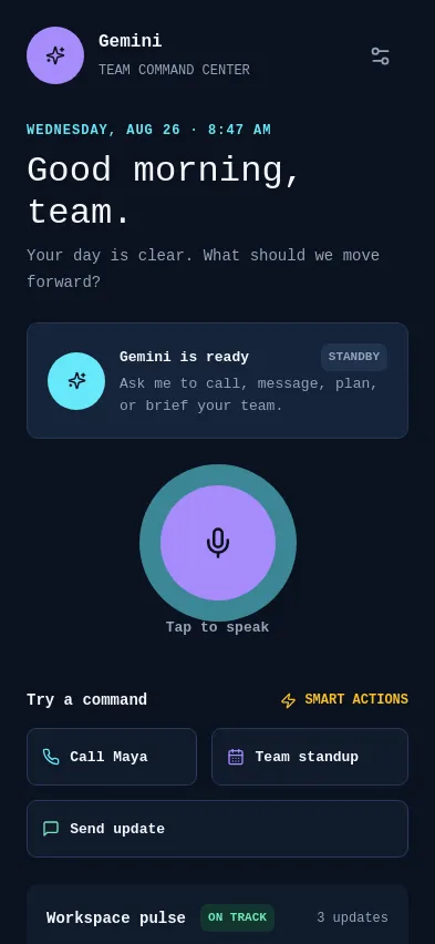 Gemini Voice Assistant