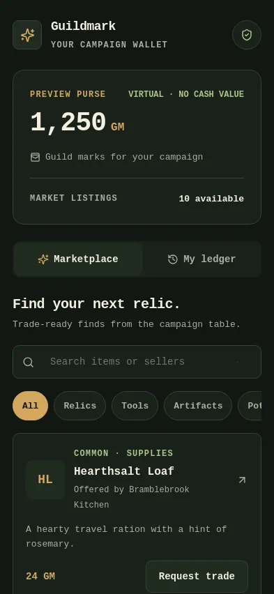LARP Wallet Exchange