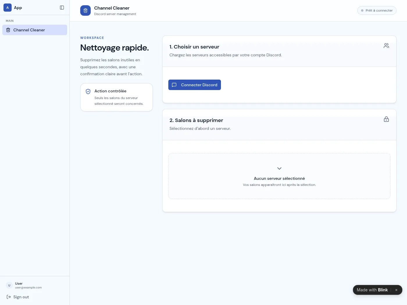 Discord Channel Cleaner