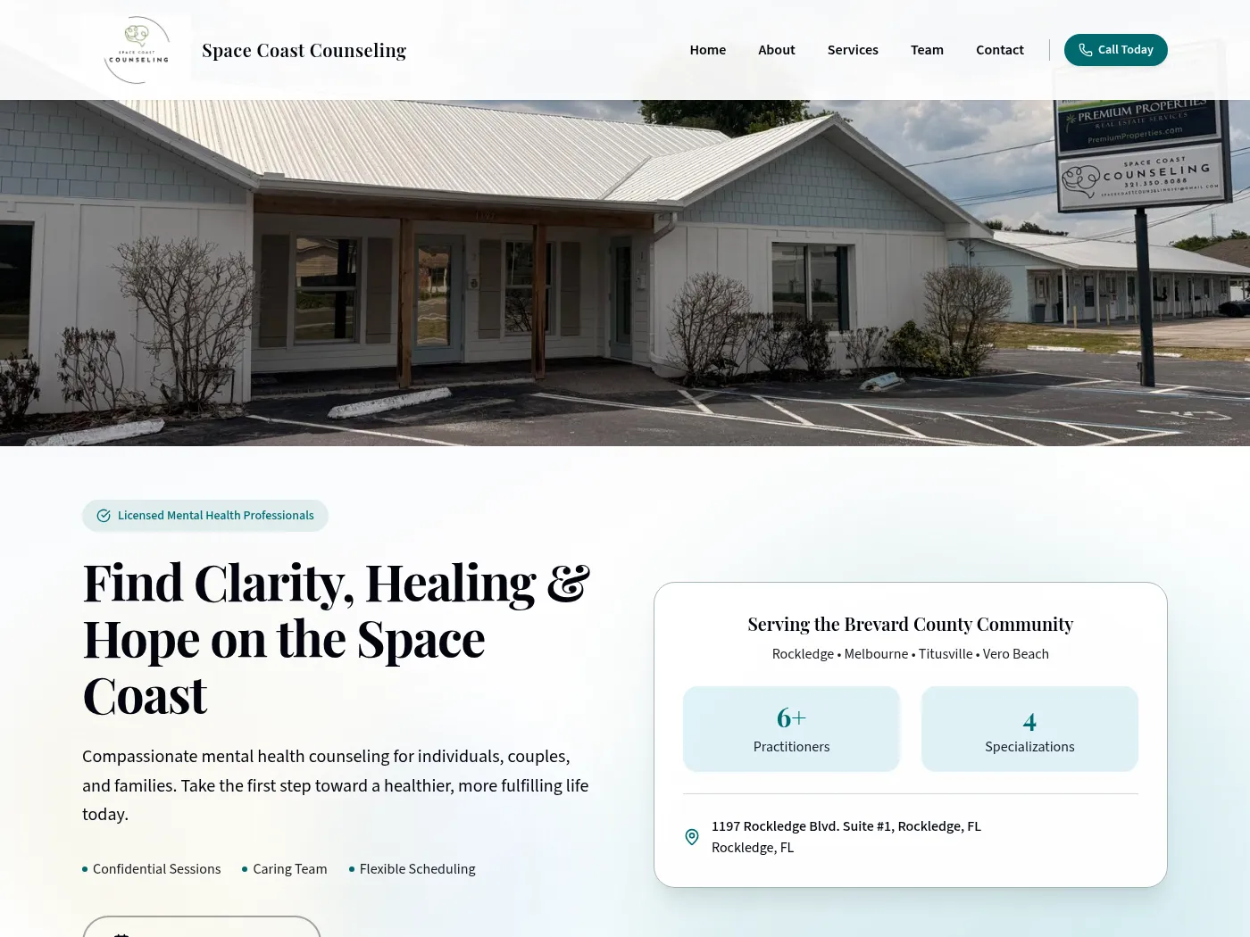 Space Coast Counseling Site