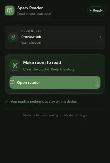 Sparx Reader Extension